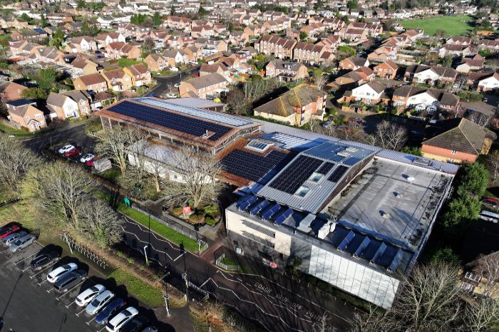 500 solar panels installed at William Penn Leisure Centre | Environment ...